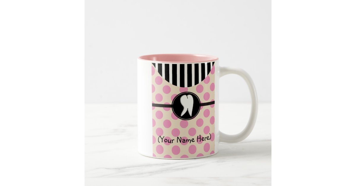 Dental Tooth Design Gifts Two-Tone Coffee Mug | Zazzle