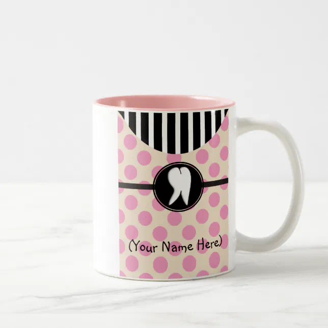 Dental Tooth Design Gifts Two-Tone Coffee Mug | Zazzle