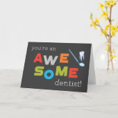 Dentist Appreciation Day Awesome Card | Zazzle