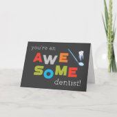 Dentist Appreciation Day Awesome Card | Zazzle