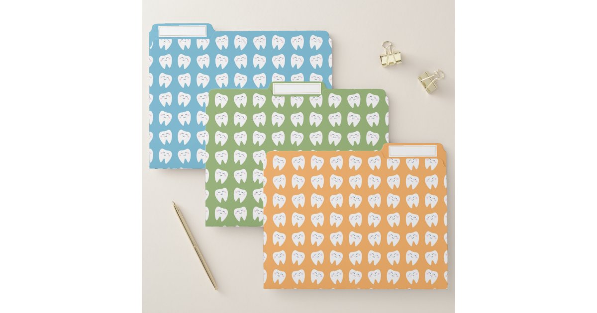 Dentist Dental File Folders | Zazzle