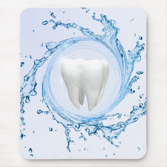 Dentist Dental Tooth Water Professional Mouse Pad | Zazzle