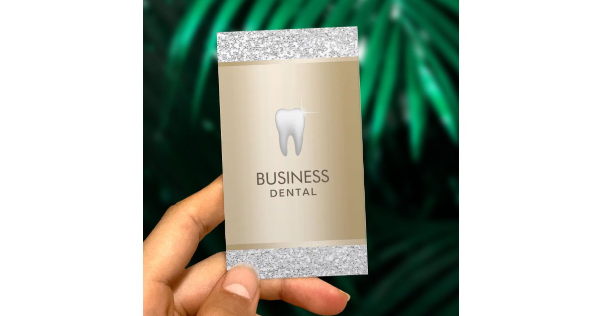 Dentist Modern Gold & Silver Dental Appointment | Zazzle