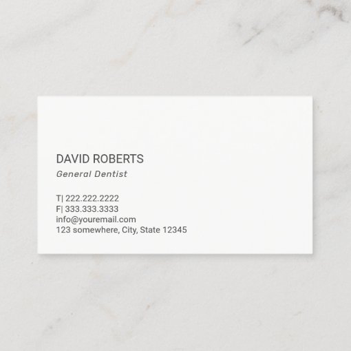 Dentist Monogram Tooth Logo Teal Dental Business Card | Zazzle