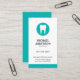 Dentist or dental clinic / assistant modern teal business card | Zazzle
