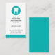Dentist or dental clinic / assistant modern teal business card | Zazzle