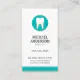 Dentist or dental clinic / assistant modern teal business card | Zazzle