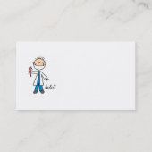 Dentist Stick Figure Business Card | Zazzle