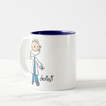 Dentist Stick Figure Mug | Zazzle