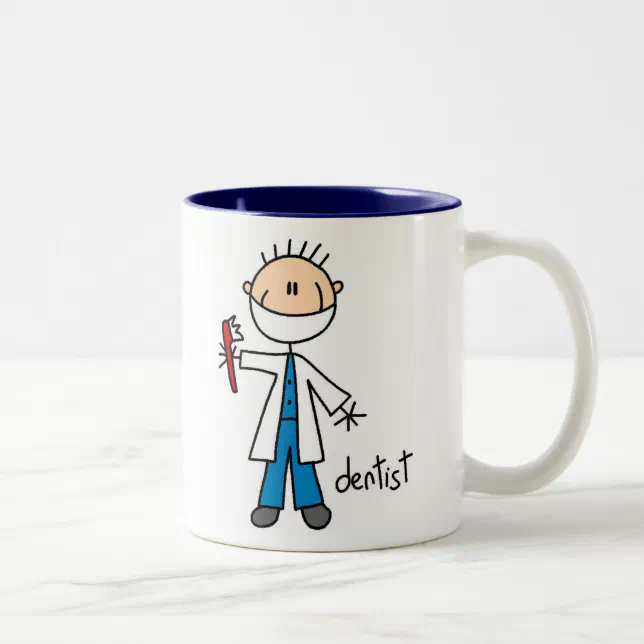 Dentist Stick Figure Mug | Zazzle