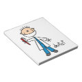 Dentist Stick Figure Notepad | Zazzle