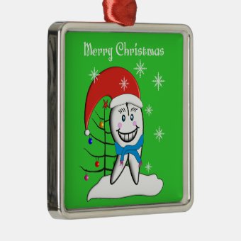 Dentist Tooth Christmas Ornament | Zazzle