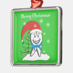 Dentist Tooth Christmas Ornament | Zazzle