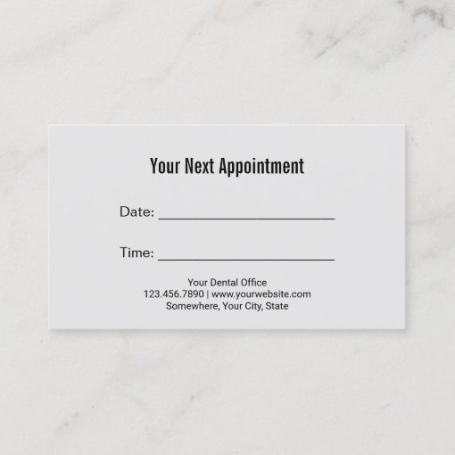 Dentist Tooth Fingerprint Logo Dental Appointment | Zazzle