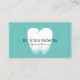 Dentist Tooth Logo Minimalist Teal Dental Care Business Card | Zazzle