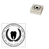 Dentist - Tooth Symbol Rubber Stamp | Zazzle