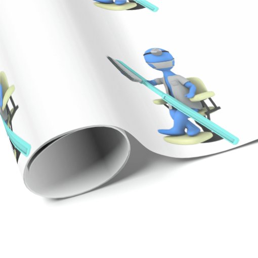 Dentist Wrapping Paper | Zazzle