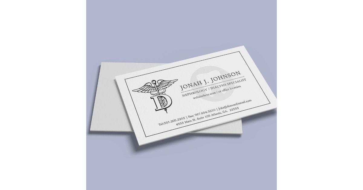 Dentistry | Minimal Tooth Symbol Business Card | Zazzle
