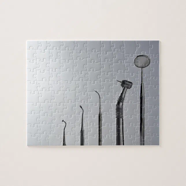 Dentist's instruments jigsaw puzzle | Zazzle
