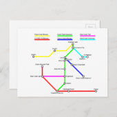 Denver Bike Map Postcard | Zazzle