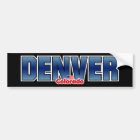 Denver Colorado Flag Bumper Sticker | Zazzle.com