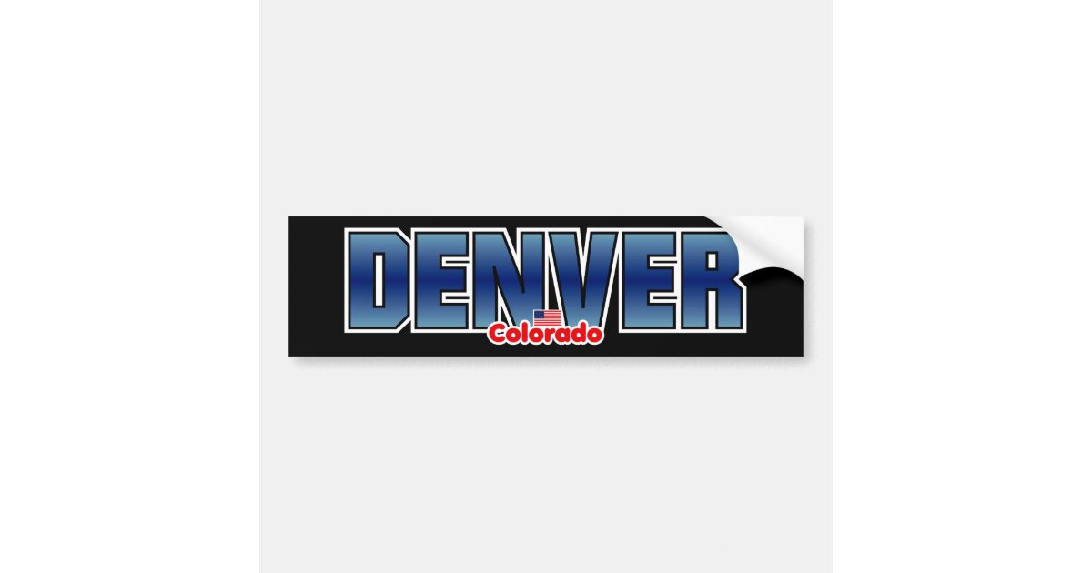 Denver Bumper Bumper Sticker | Zazzle