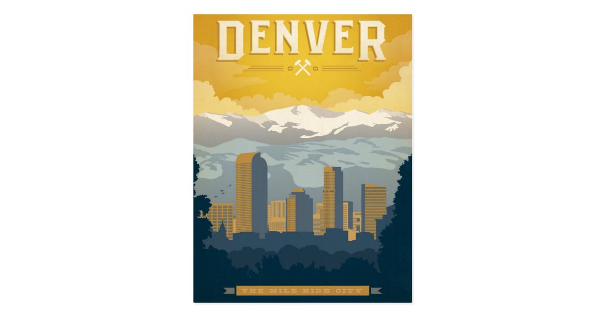 Denver, CO Postcard | Zazzle.com