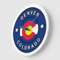 Denver Colorado Large Clock | Zazzle