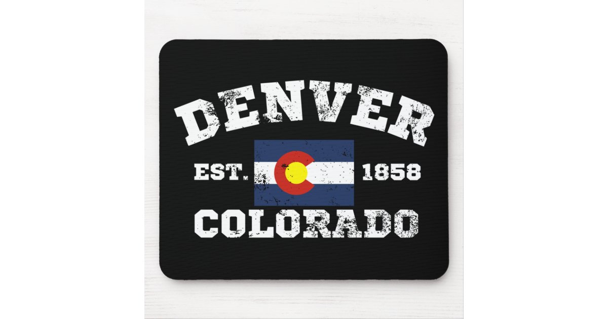 Denver Colorado Retro Vintage Mouse Pad | Zazzle