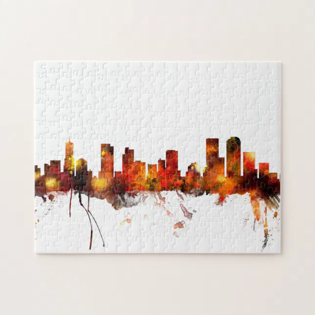 Denver Colorado Skyline Jigsaw Puzzle | Zazzle