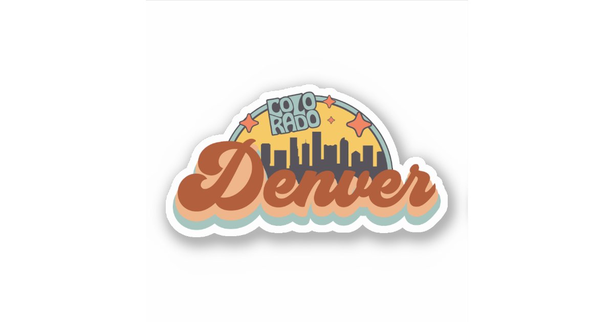 Denver, Colorado Sticker | Zazzle