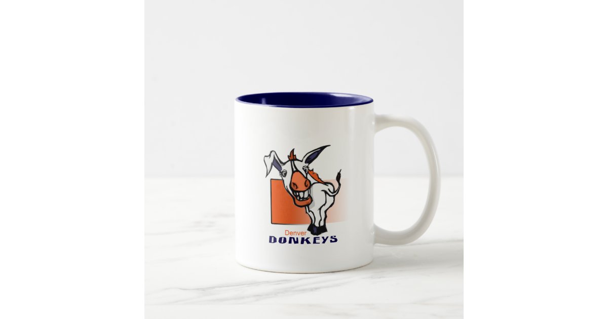 Denver Donkeys (mug) Two-Tone Coffee Mug | Zazzle