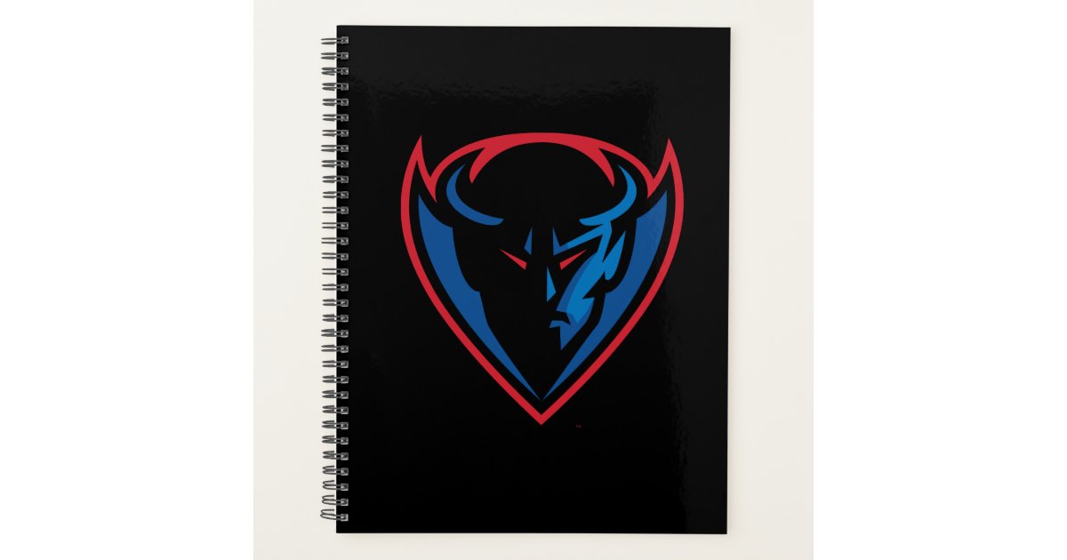 DePaul University Blue Demon Mascot Logo Planner | Zazzle