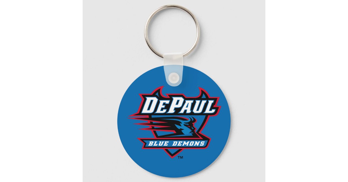 DePaul University Blue Demons Keychain | Zazzle