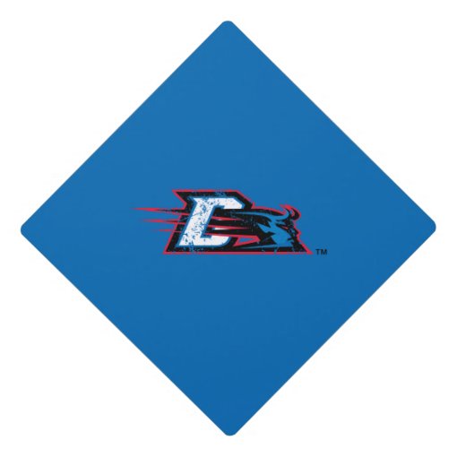 DePaul University Distressed Logo Graduation Cap Topper | Zazzle