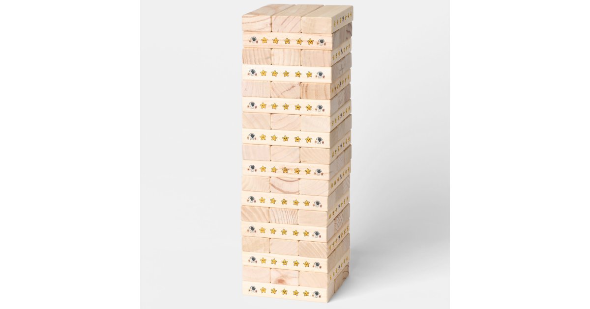 Dependable Drive In Outdoor Tower Topple Game | Zazzle