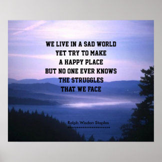 Sad Face Posters | Zazzle