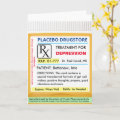 DEPRESSION RX Prescription for Health Get Well Card | Zazzle