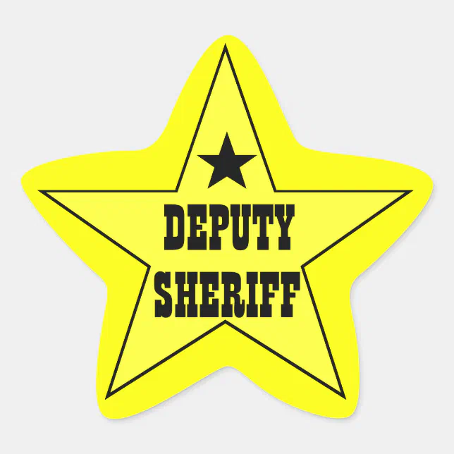 Deputy Sheriff Stickers | Zazzle