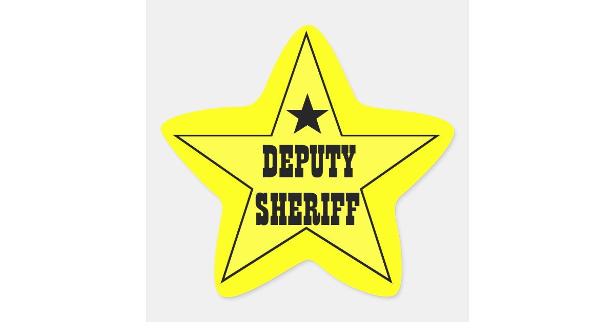 Deputy Sheriff Stickers | Zazzle