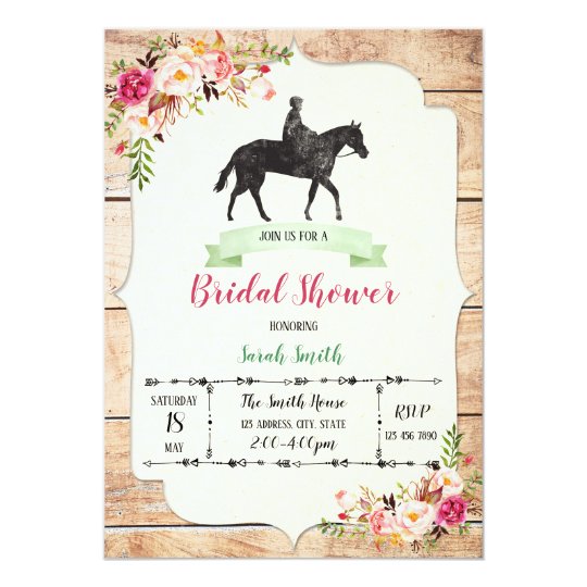 Derby day bridal shower invitation | Zazzle.com