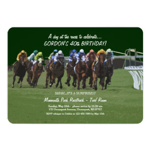 Horse Racing Invitations | Zazzle