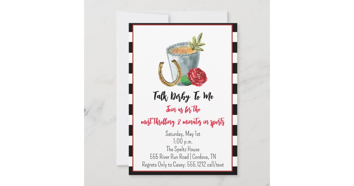 Derby Party Invitation | Zazzle