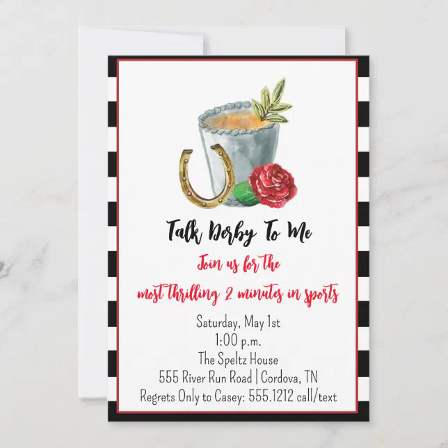 Derby Party Invitation | Zazzle