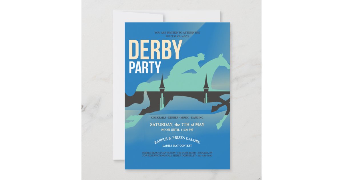Derby Party Invitation | Zazzle