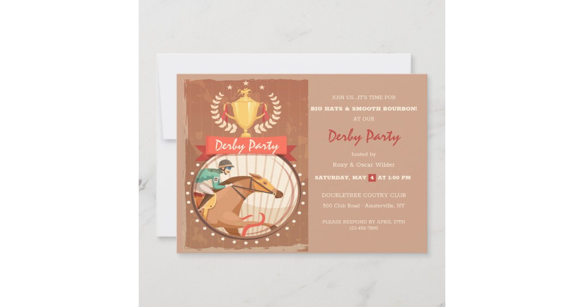 Derby Party Invitation | Zazzle