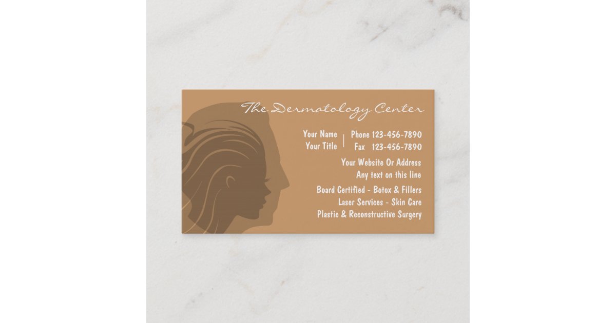 Dermatology Business Cards | Zazzle