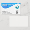 Dermatology Logo | QR Code Custom Business Card | Zazzle