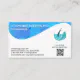Dermatology Logo | QR Code Custom Business Card | Zazzle