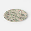 Derry Locations Pattern Paper Plates | Zazzle